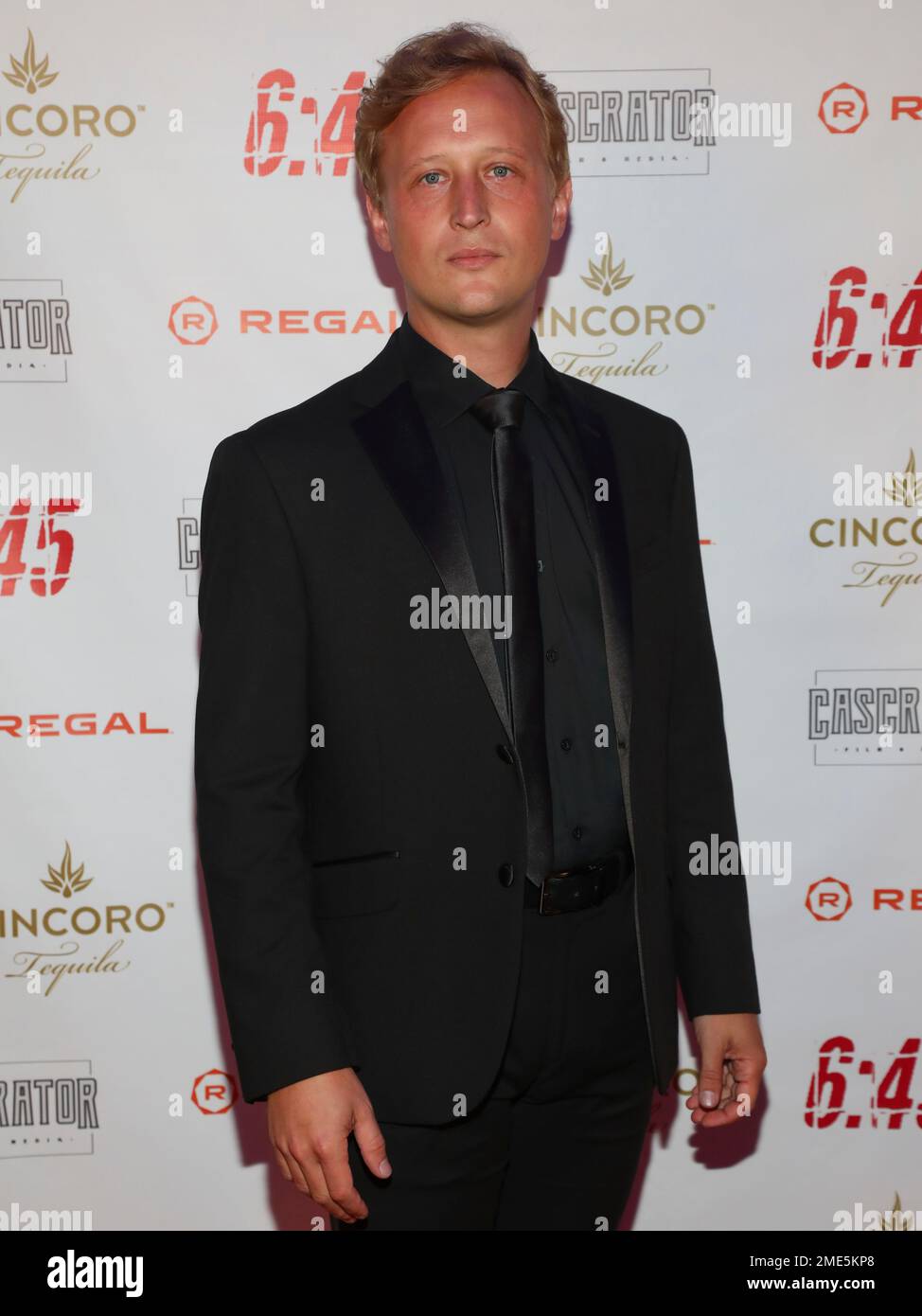 Actor Joshua Matthew Smith attends the premiere of "6:45" at Regal ...