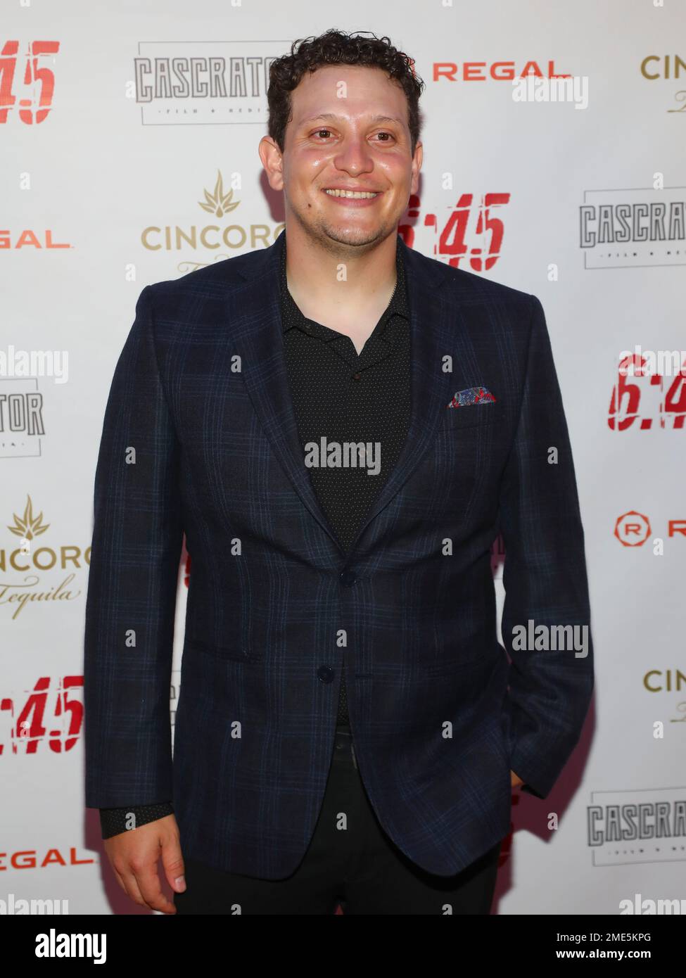 Actor Leonardo Mancini attends the premiere of "6:45" at Regal Union ...