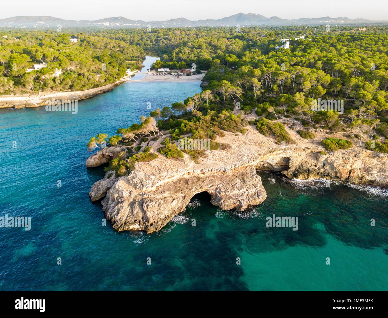aerial view of the Palma de Mallorca coast Stock Photo - Alamy