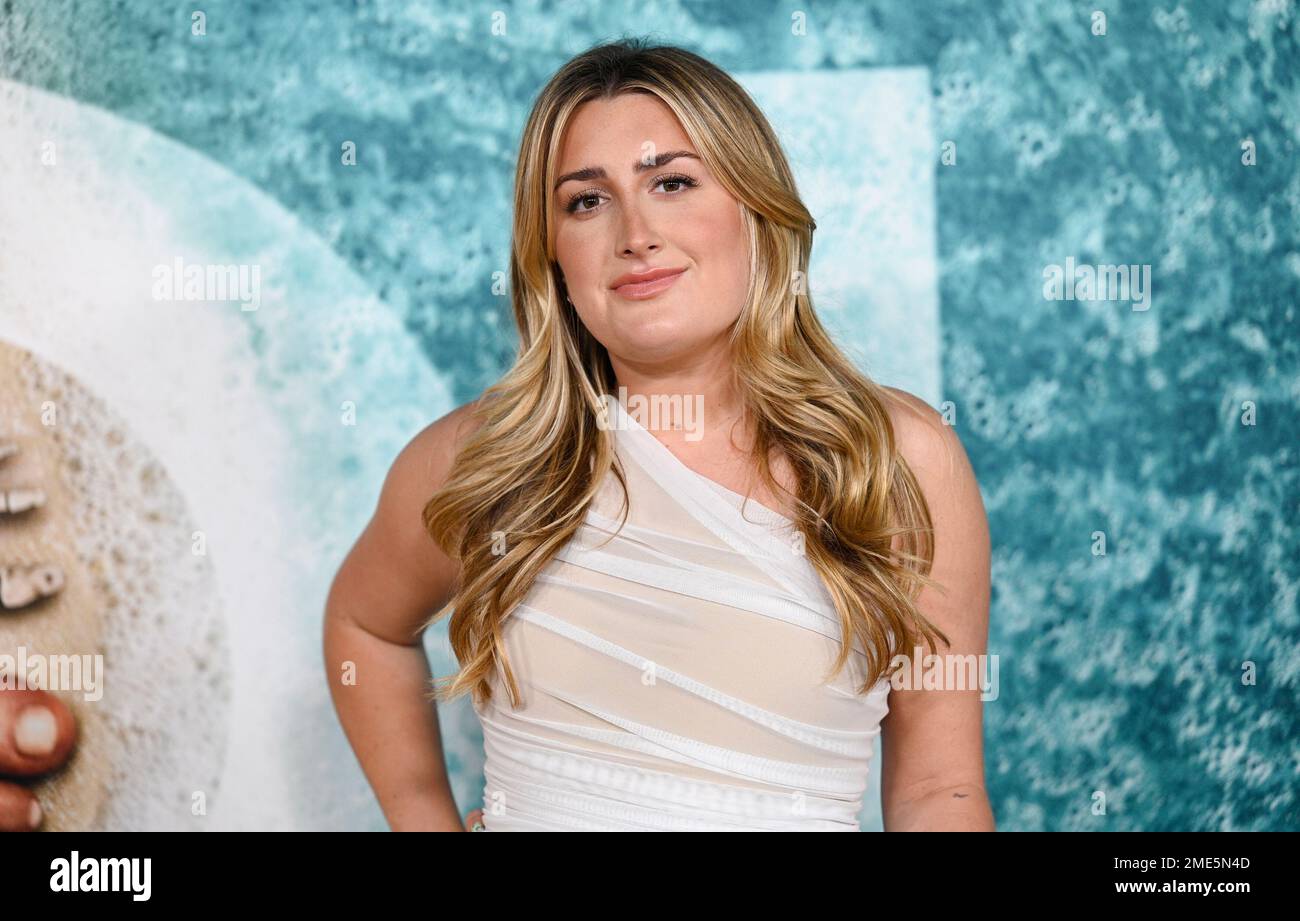 Audrey Peters attends the world premiere of "Old" at Rose Theater at ...
