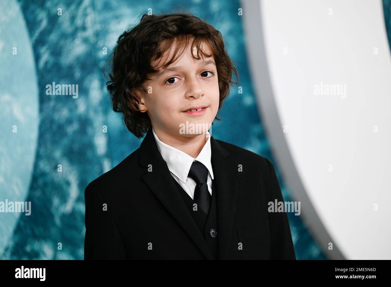 Actor Nolan River attends the world premiere of "Old" at Rose Theater ...