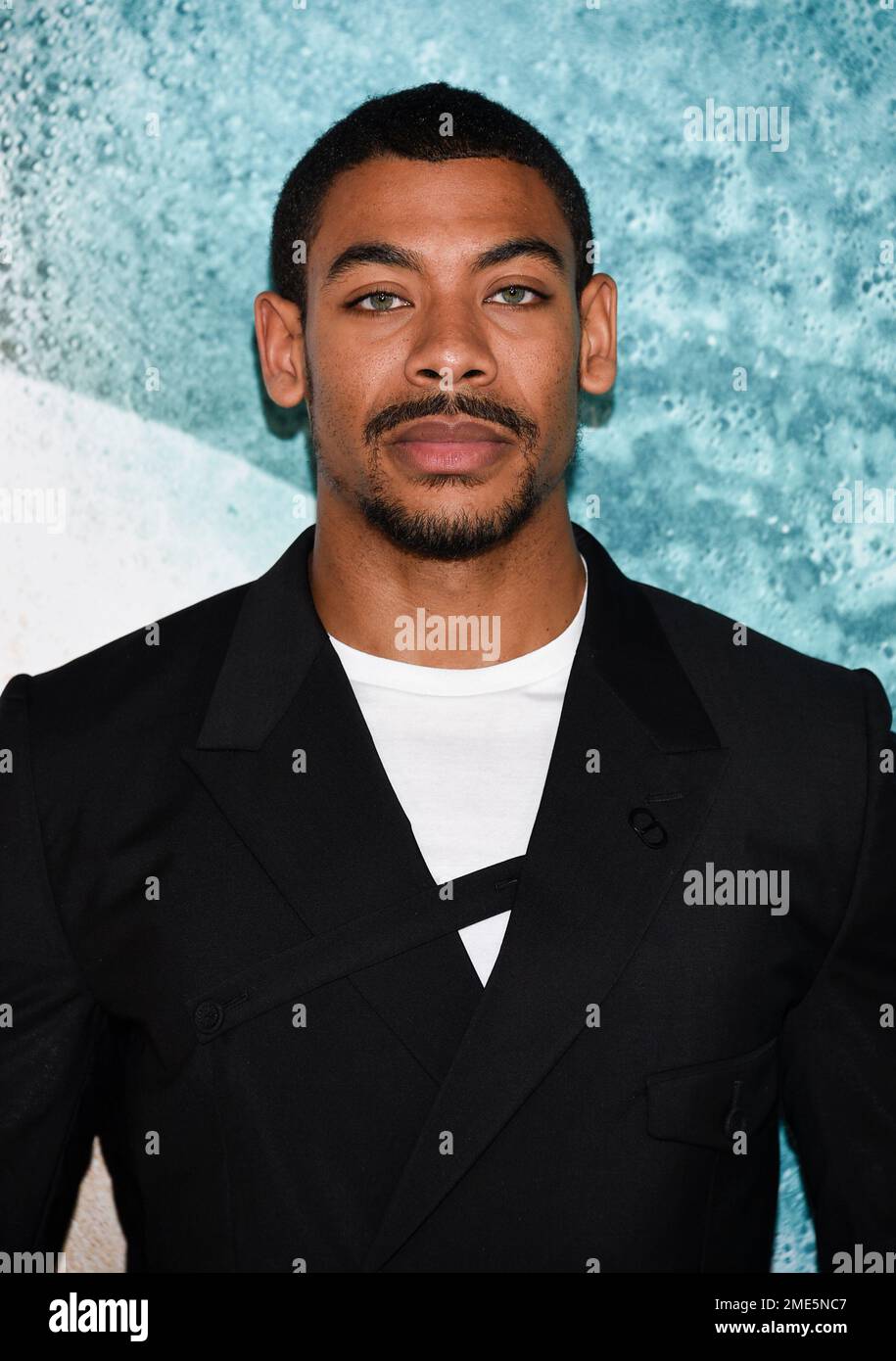 Actor Aaron Pierre attends the world premiere of "Old" at Rose Theater ...