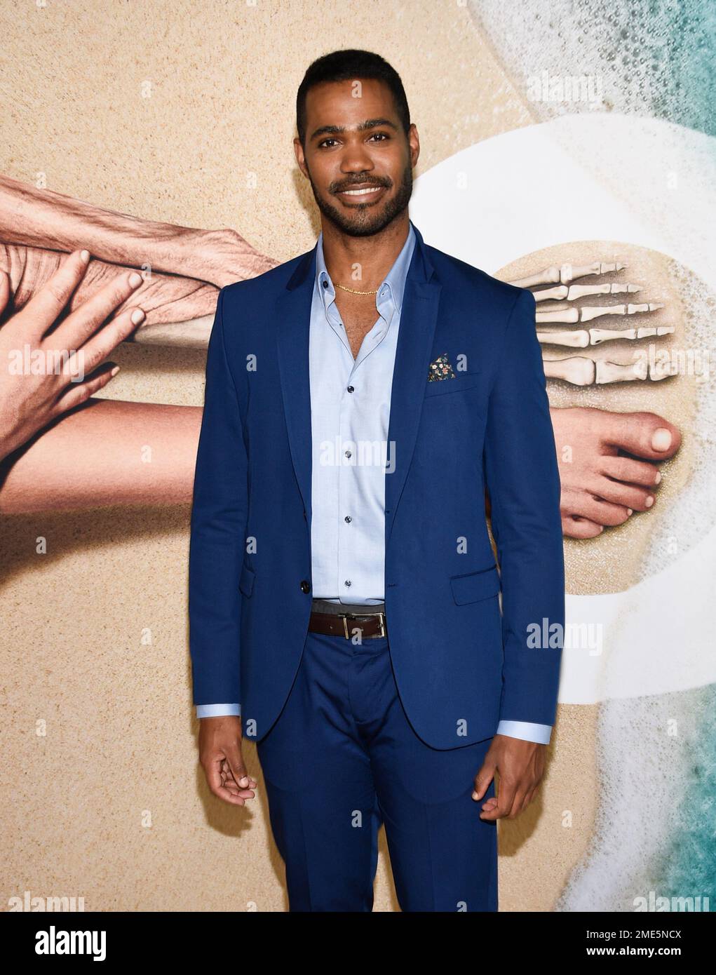 Actor Daniel Ison attends the world premiere of "Old" at Rose Theater ...