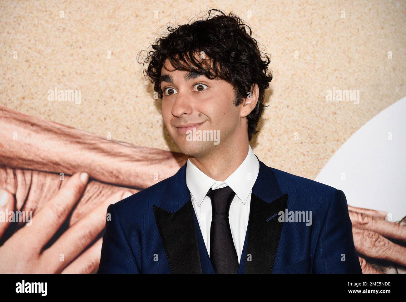 Actor Alex Wolff attends the world premiere of "Old" at Rose Theater at ...