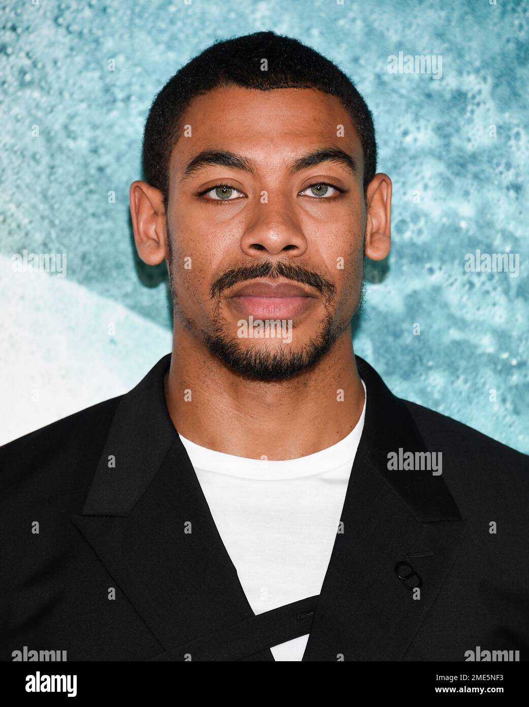 Actor Aaron Pierre attends the world premiere of "Old" at Rose Theater ...