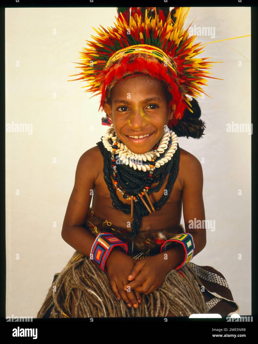 Kubu Michael from Chuave in Chimbu Province of Papua New Guinea Stock ...