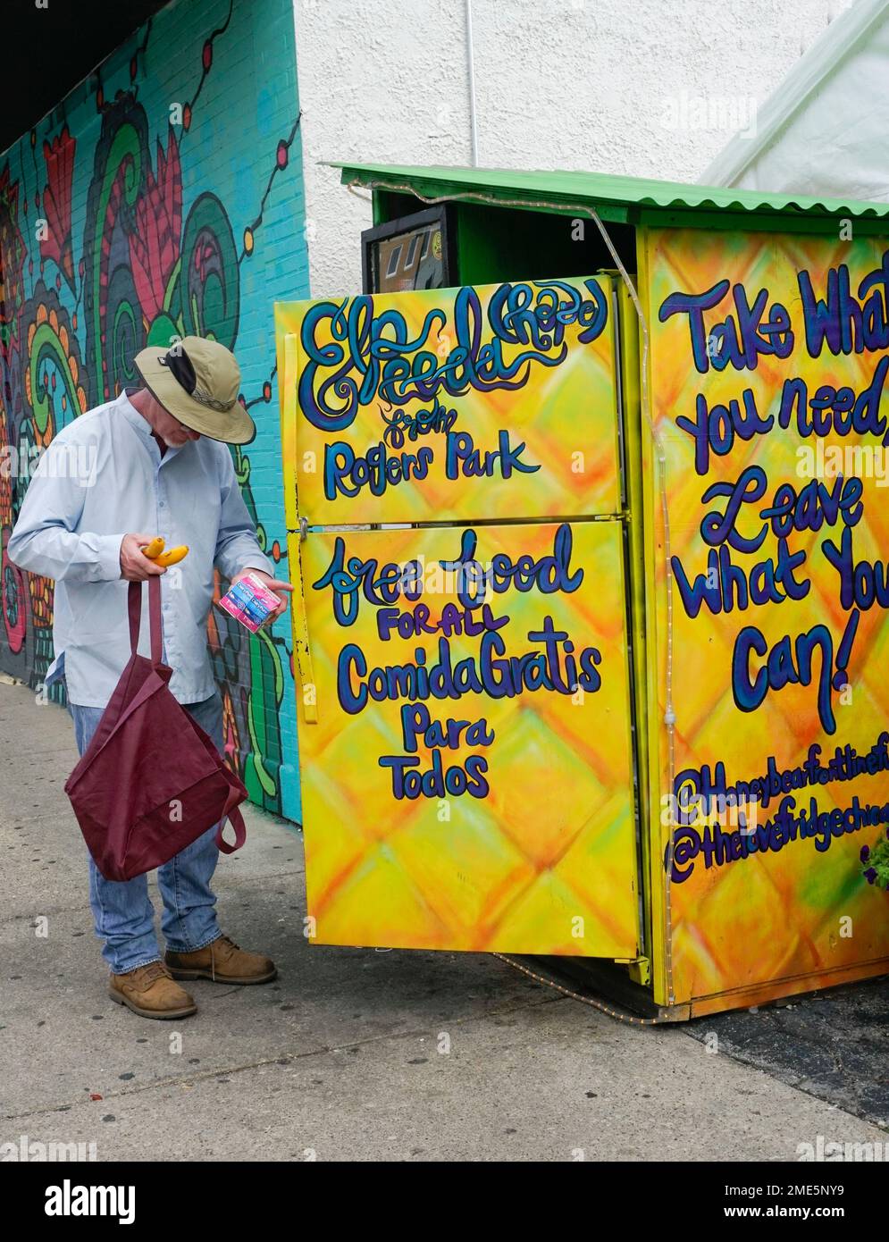 Free Community Refrigerator Stock Photo - Alamy