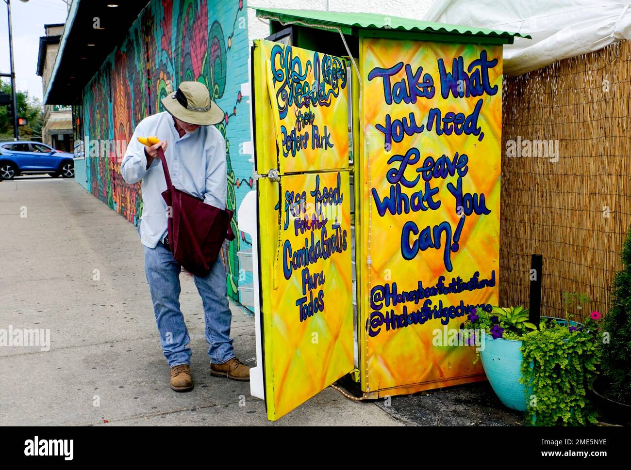 Free Community Refrigerator Stock Photo - Alamy