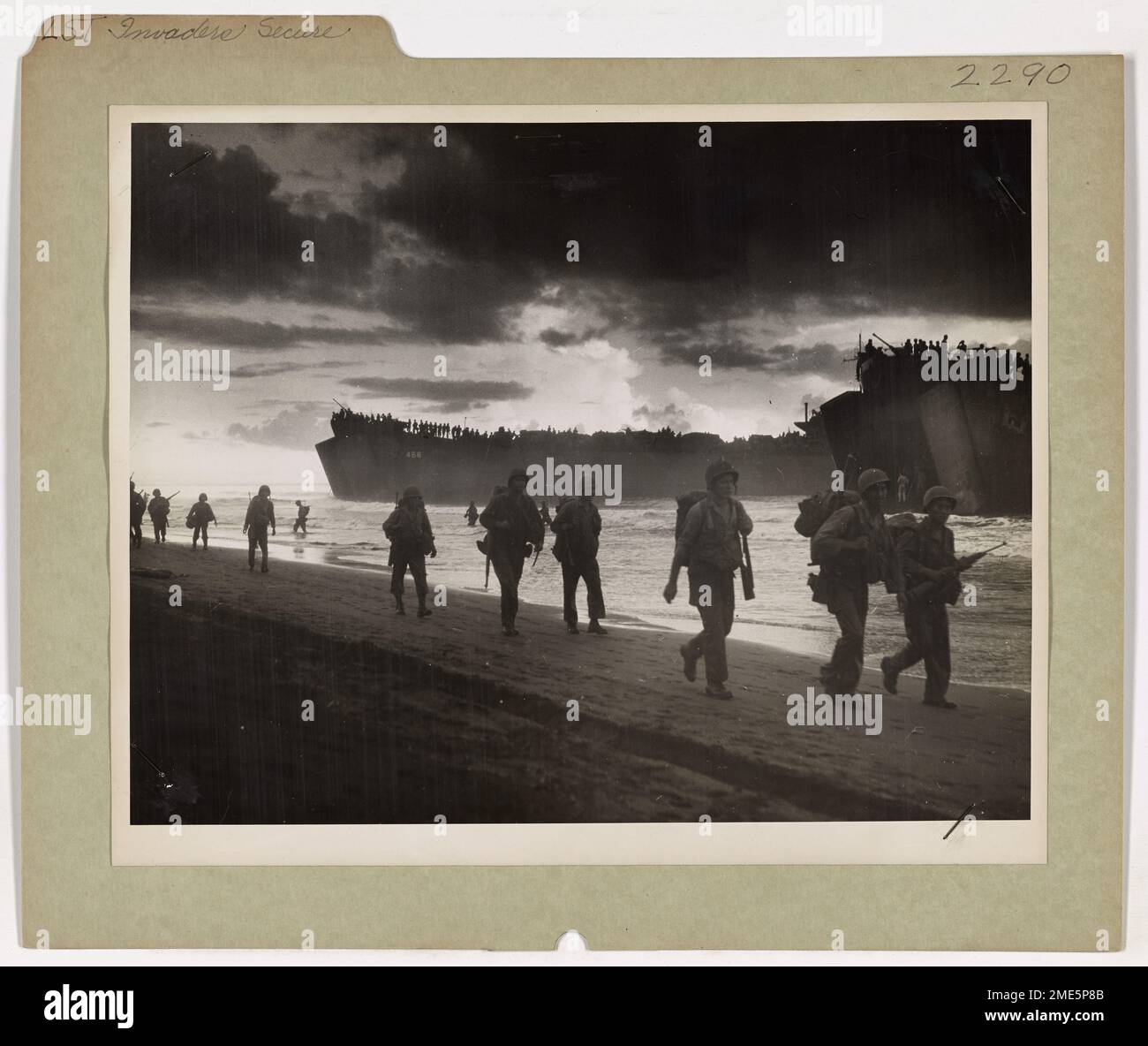 LST Invaders Secure Yankee Hold on Sarmi. Coming in close behind the ...