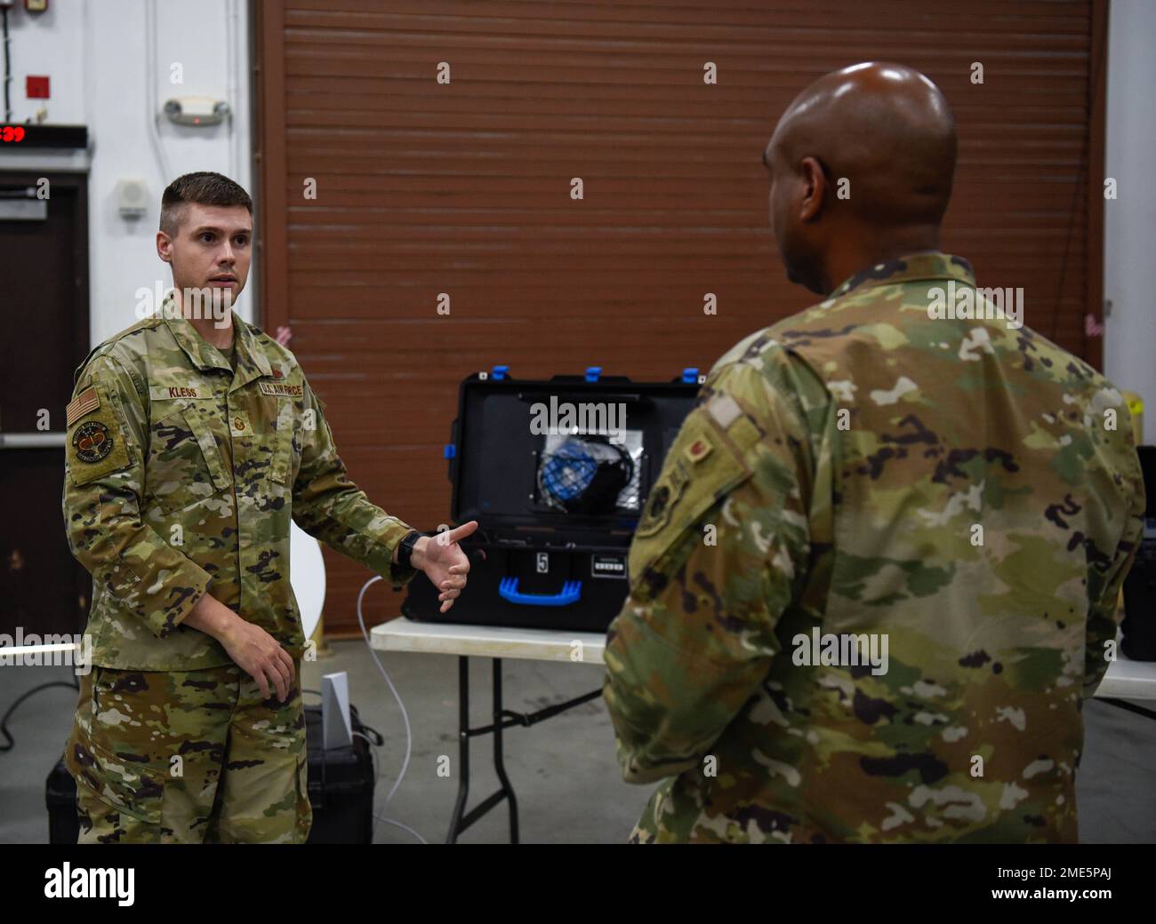 U.S. Air Force Team Andersen Airmen with the 644th Combat Communication ...