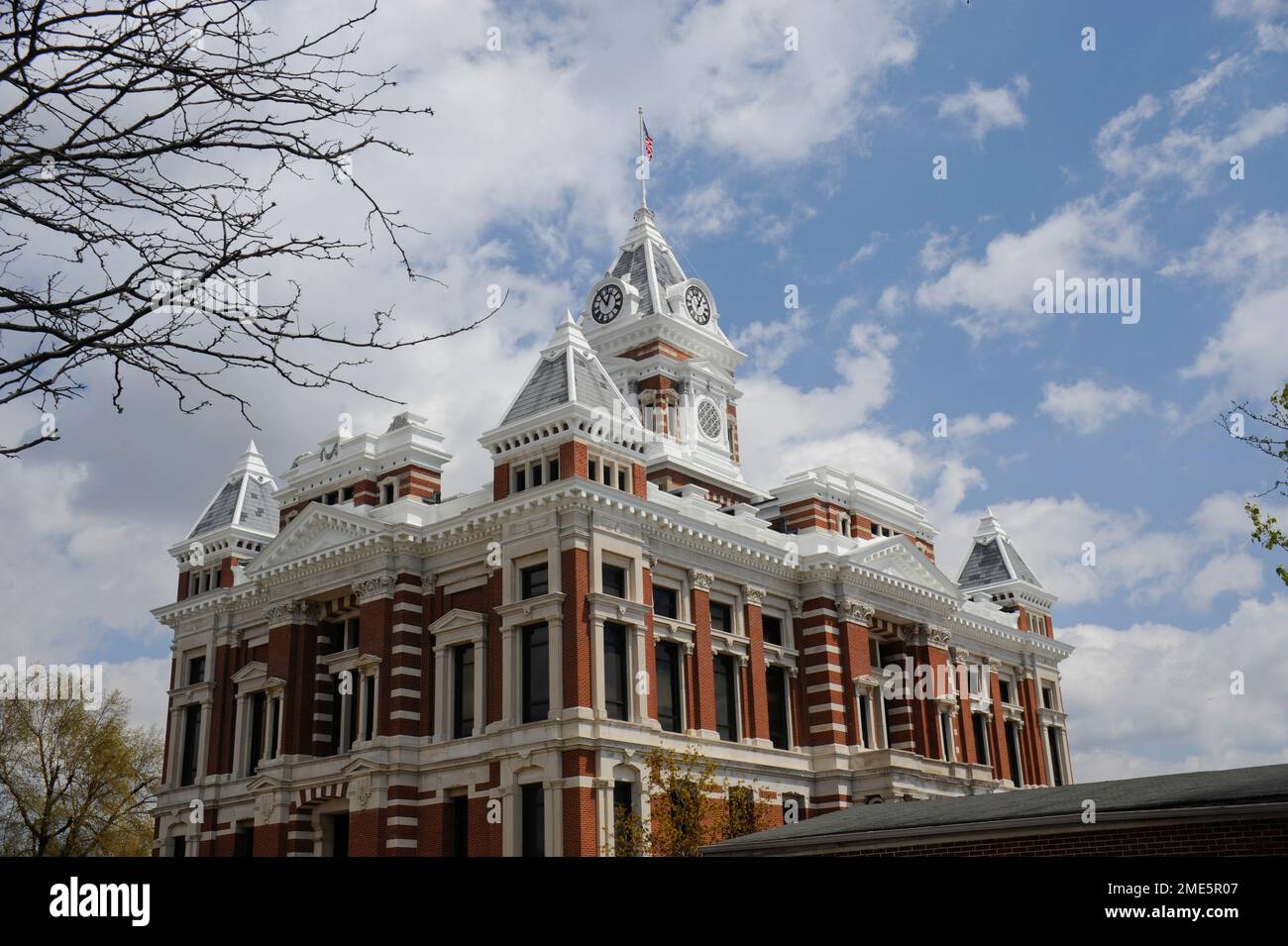 Courthouse in Johnson County, Franklin, Indiana Stock Photo - Alamy