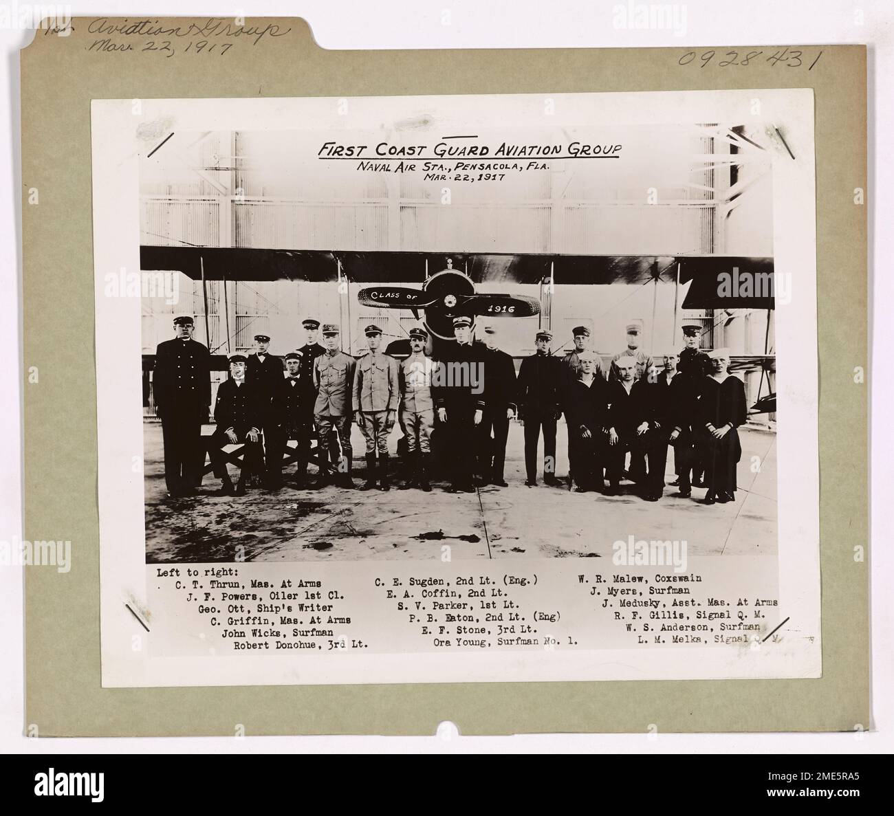 This image depicts the First Coast Guard Aviation Group at the Naval ...