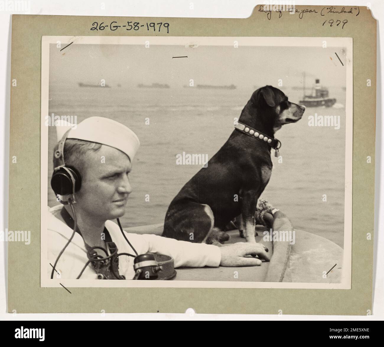 Sinbad, the U.S. Coast Guard Cutter Campbell's dog, earned the title of ...