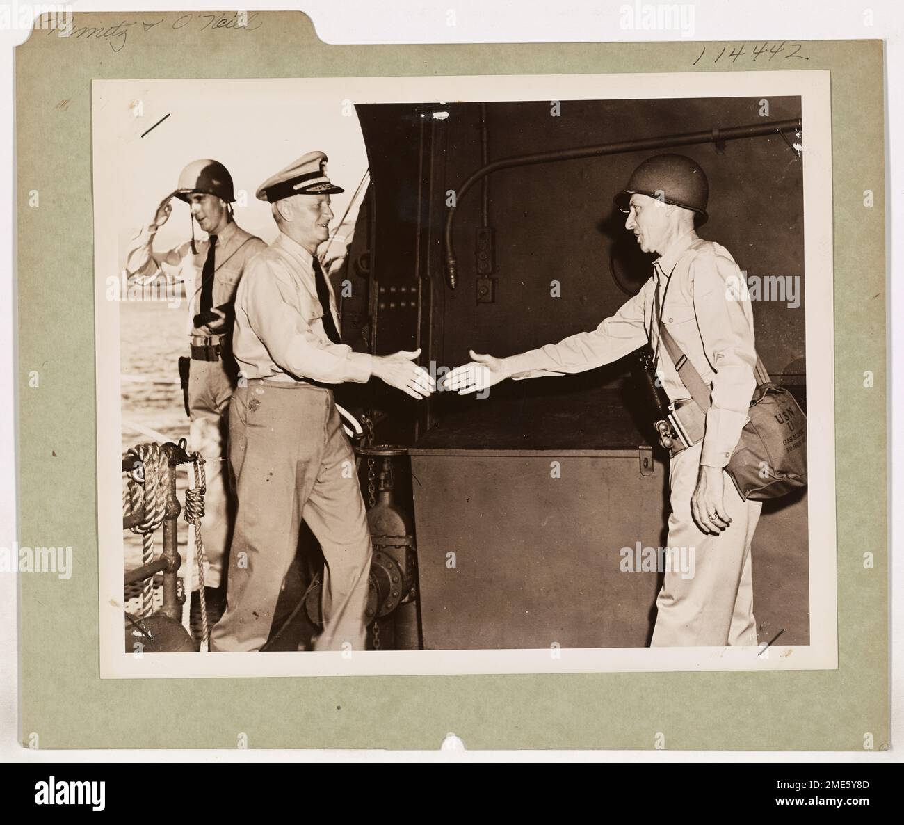 Admiral Chester W. Nimitz, Commander-in-Chief of the Pacific Fleet ...