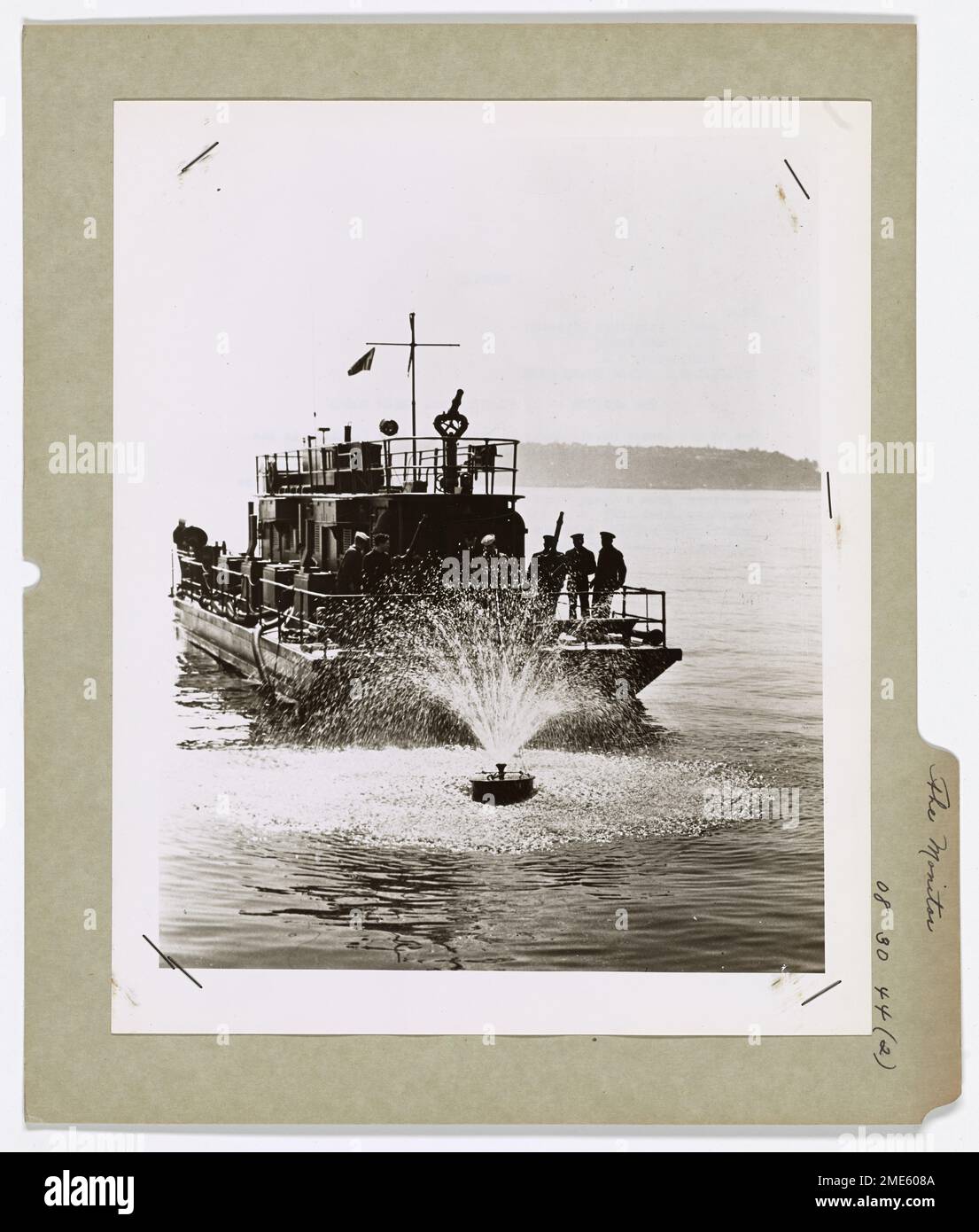 The Monitor, a specialized fire extinguisher, is used to combat fires ...