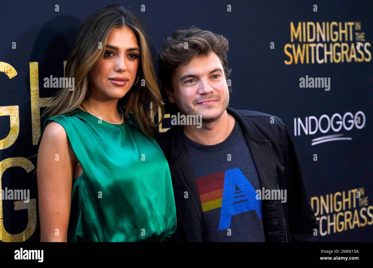 Sistine Stallone, left, and Emile Hirsch, cast members in "Midnight in ...