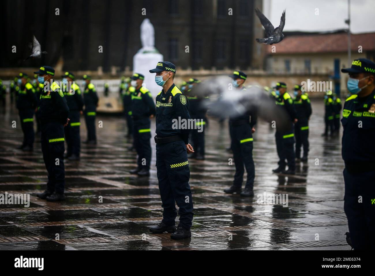 National Police attend a ceremony launching their new uniforms at Plaza ...
