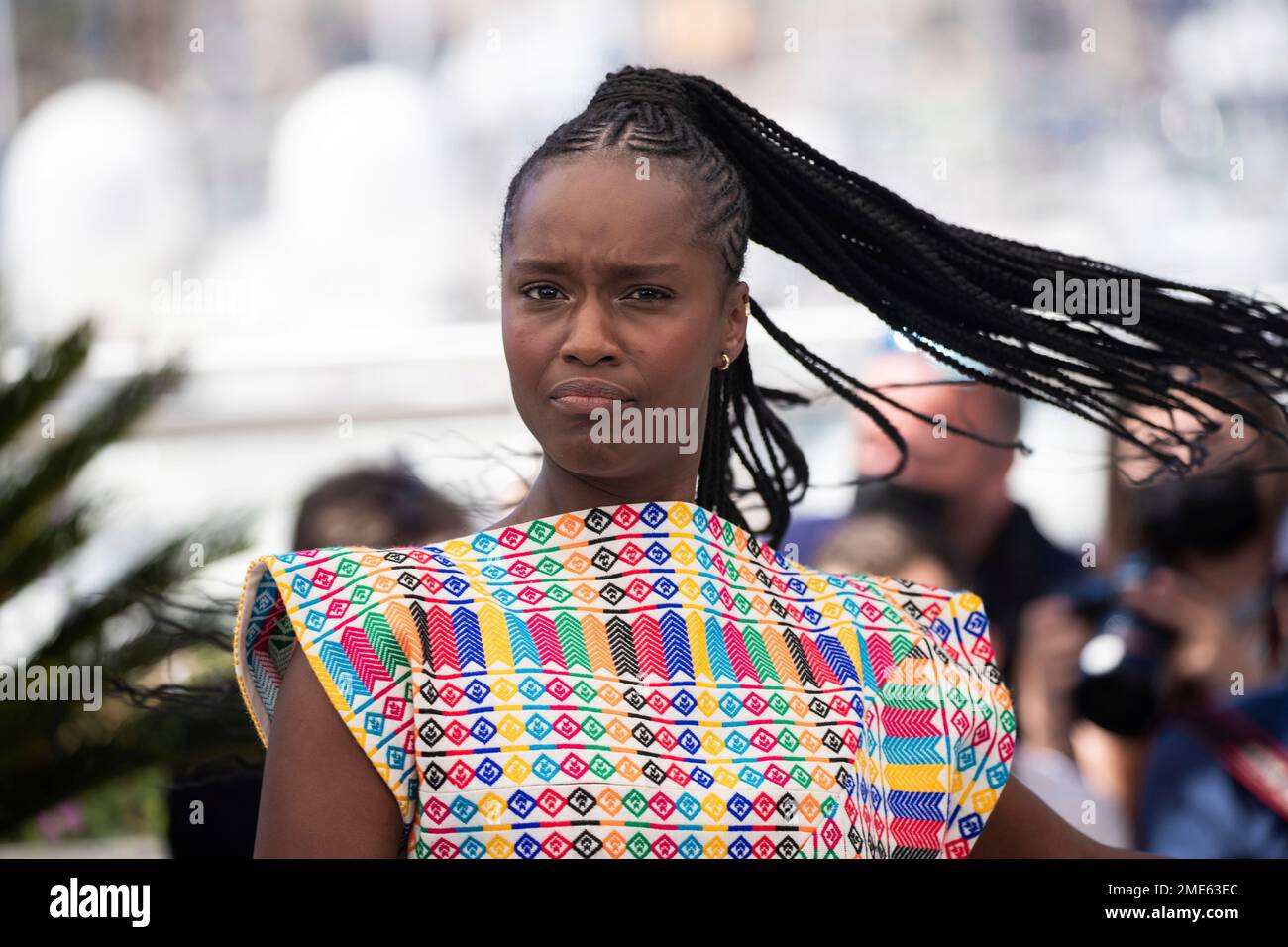 Fatou N'Diaye poses for photographers at the photo call for the film ...