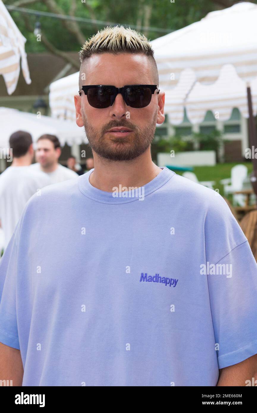 Scott Disick attends a party at Ruschmeyer's on Saturday, July 17, 2021 ...