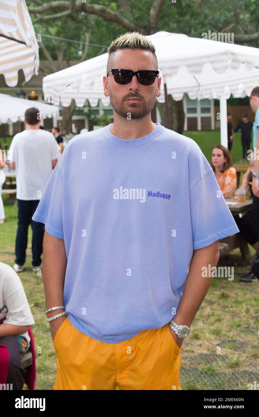 Scott Disick attends a party at Ruschmeyer's on Saturday, July 17, 2021 ...
