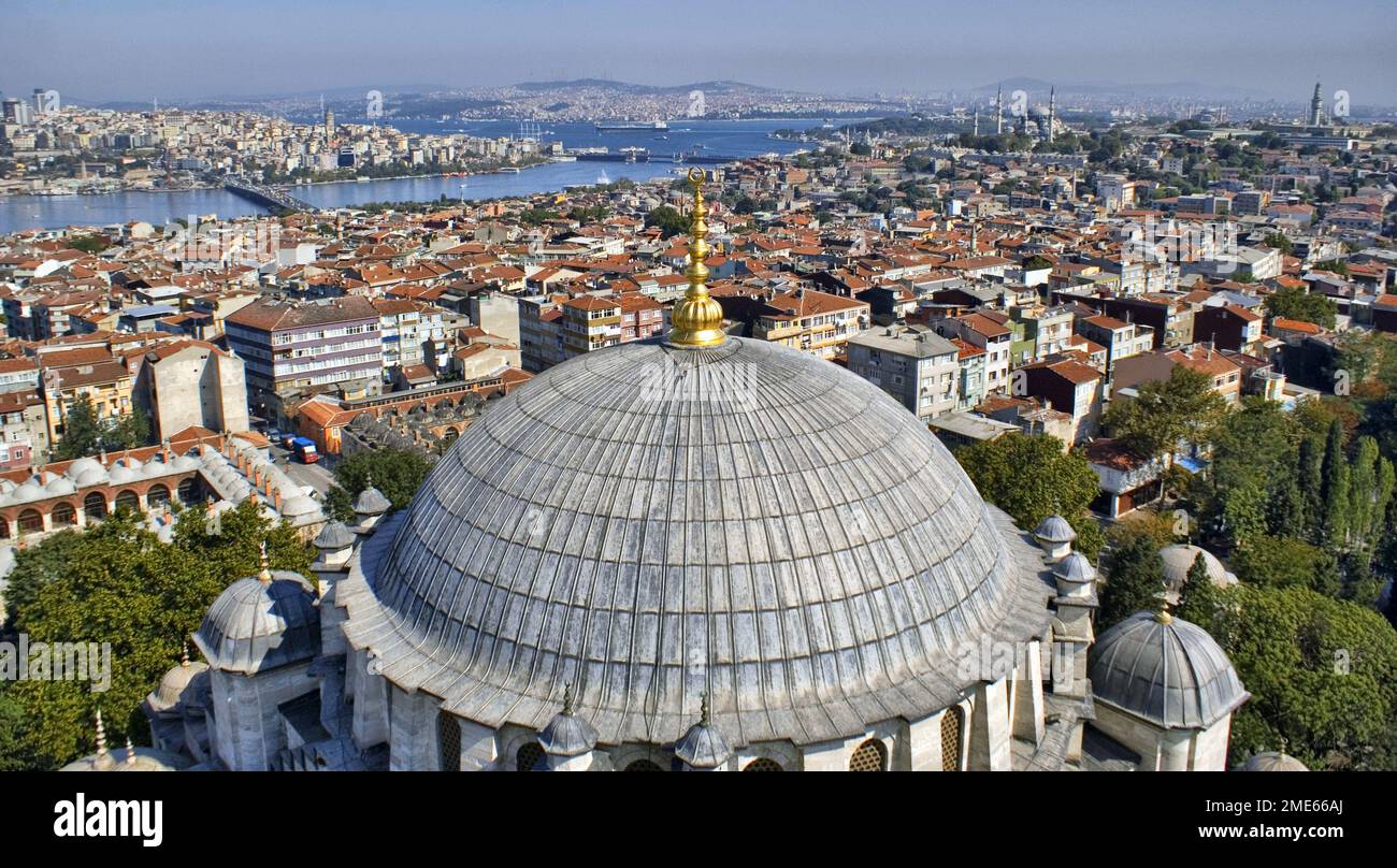 Istanbul view from minaret Stock Photo - Alamy