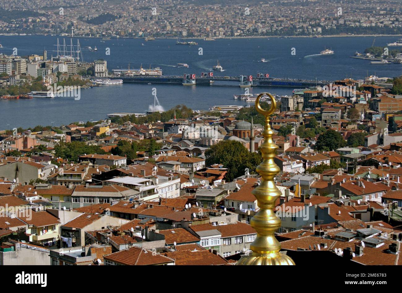Istanbul view from minaret Stock Photo - Alamy