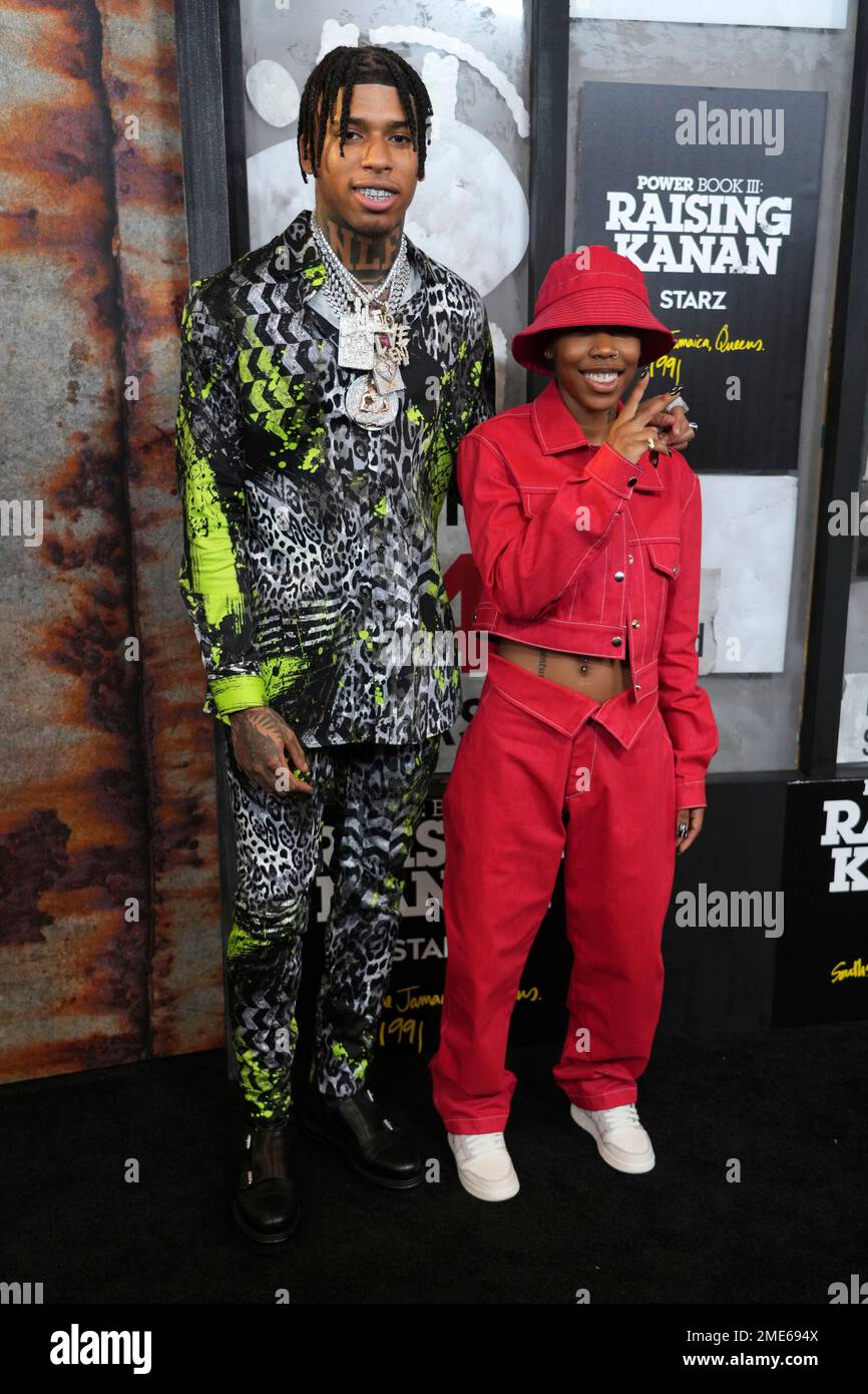 NLE Choppa, left, and Rileyy Lanez attend the world premiere of "Power ...