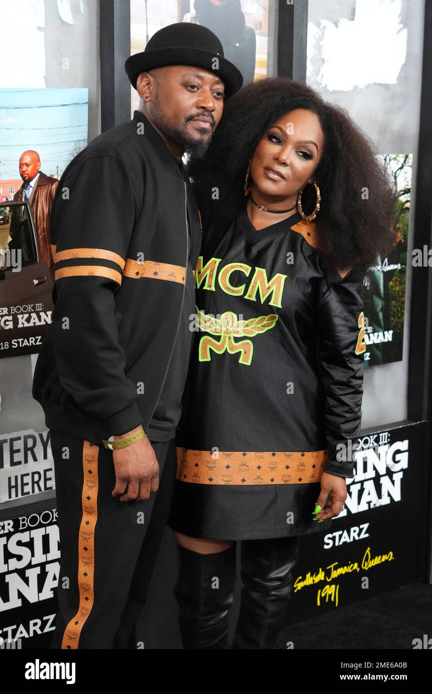 Omar Epps and Keisha Epps attend the world premiere of "Power Book III ...