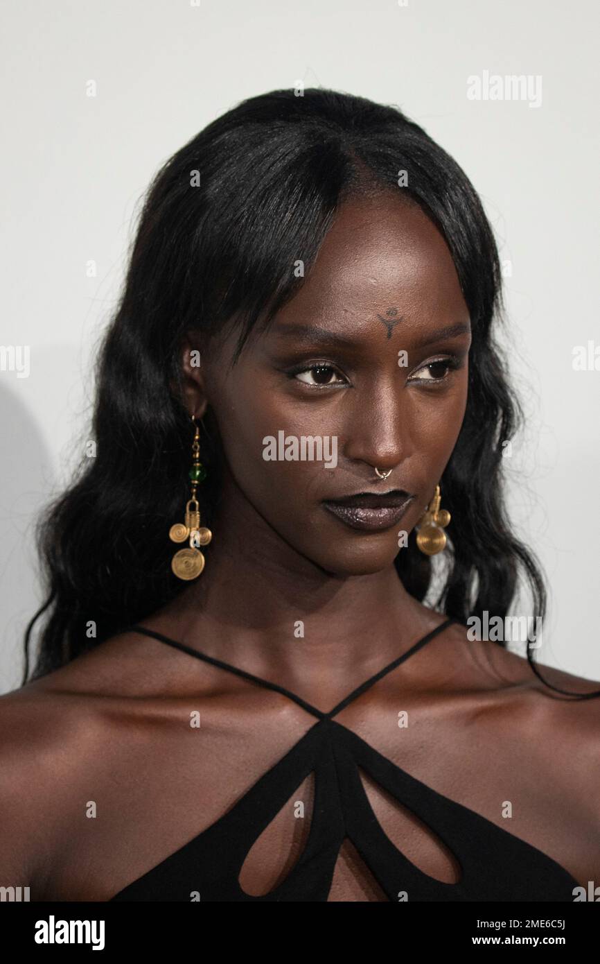 Lousita Cash, aka Lous and the Yakuza poses for photographers upon ...