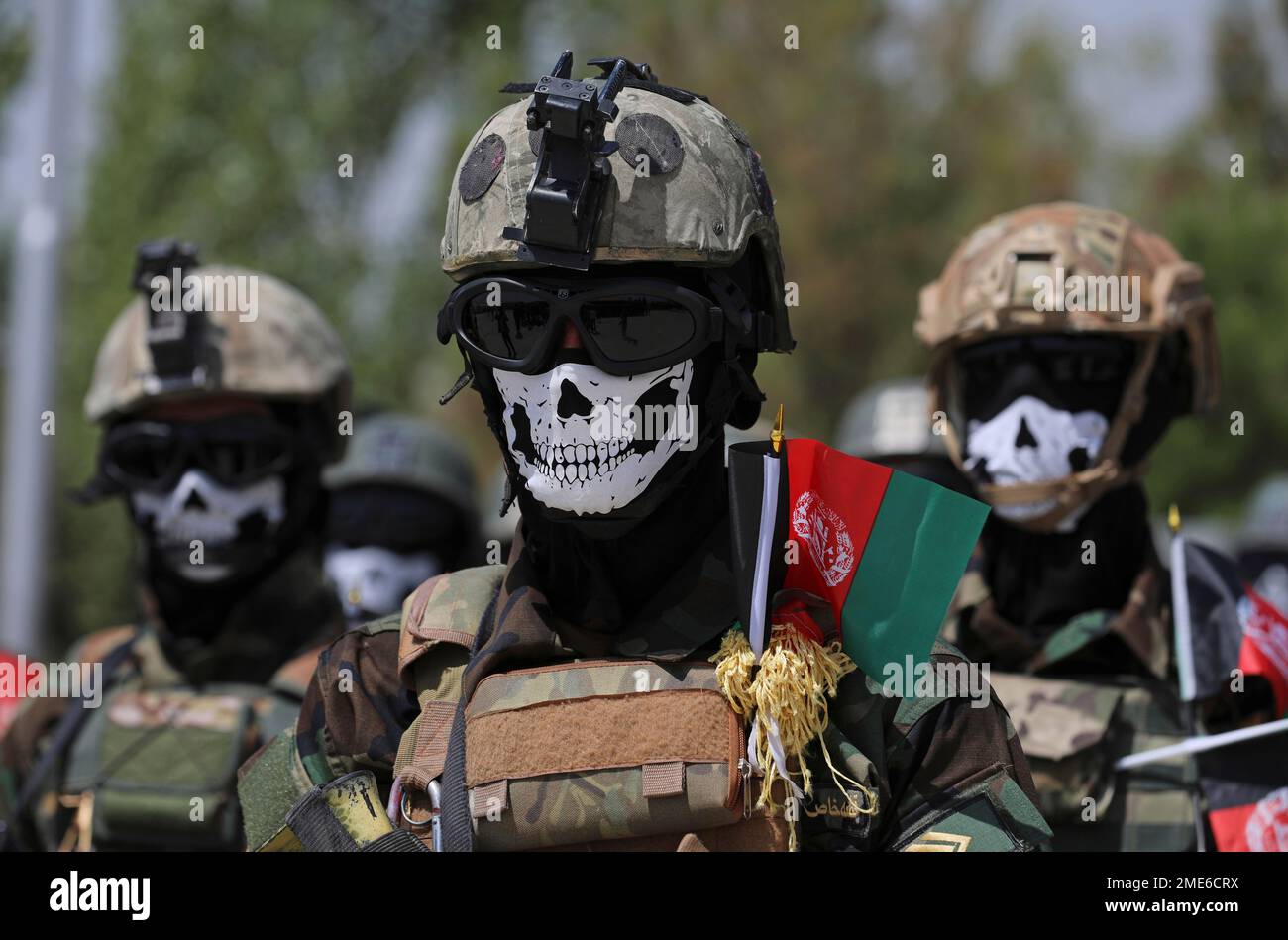 Newly Afghan Army Special forces attend their graduation ceremony after ...