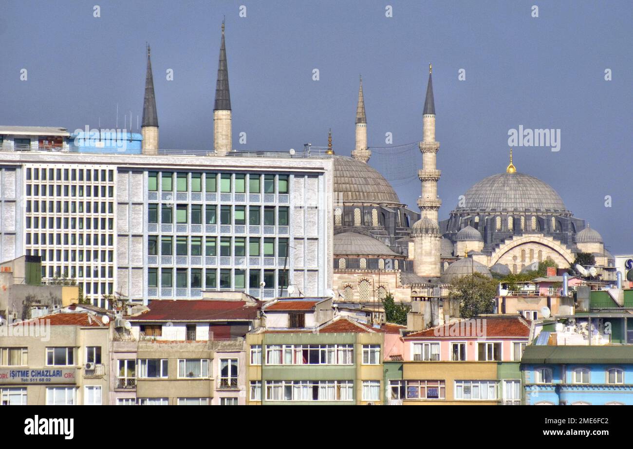 Istanbul view from minaret Stock Photo - Alamy