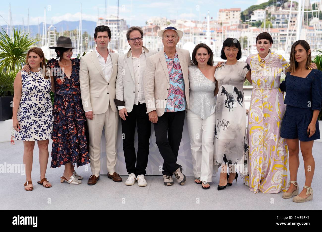 Amanda Livanou, from left, Karen Duffy, director Andrew Muscato, Jan ...