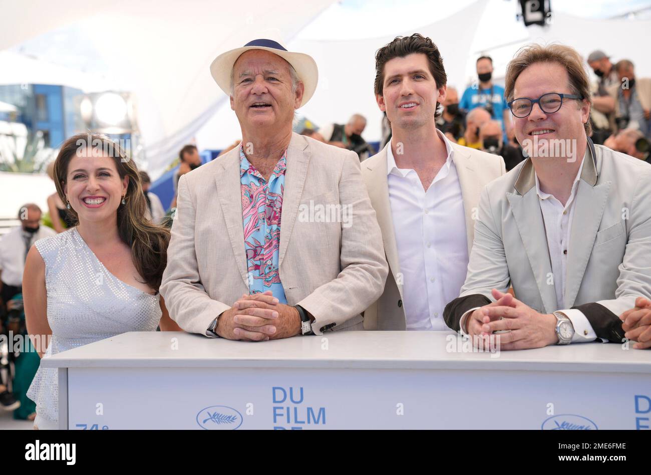 Vanessa Perez, from left, Bill Murray, director Andrew Muscato, and Jan ...