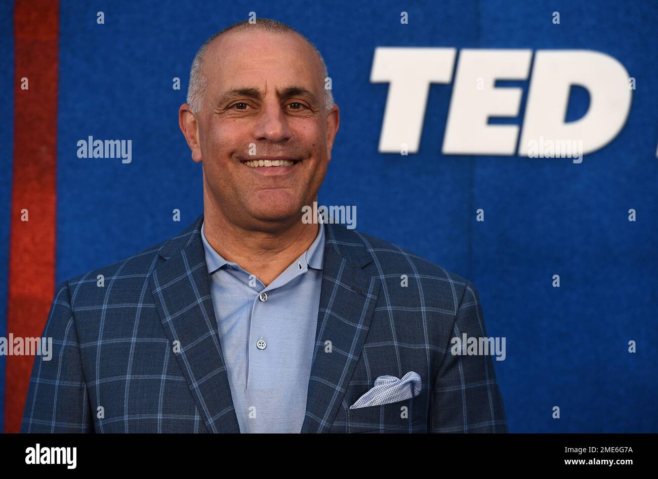 Ted Chervin arrives at the premiere of the second season of "Ted Lasso ...