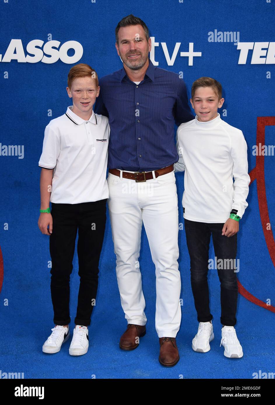 Greg Vanney arrives at the premiere of the second season of "Ted Lasso ...