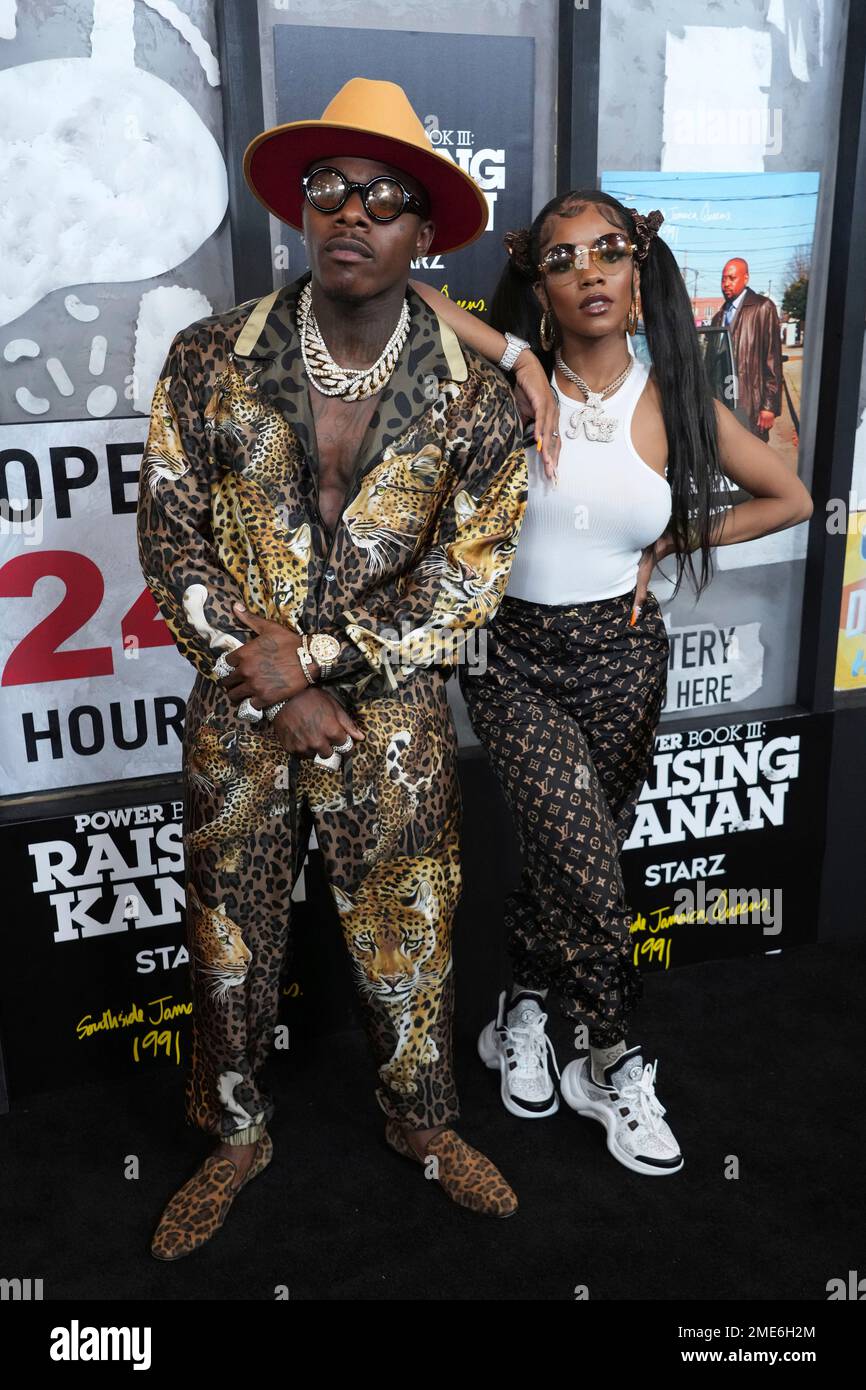 DaBaby, left, and Kayykilo attend the world premiere of "Power Book III ...