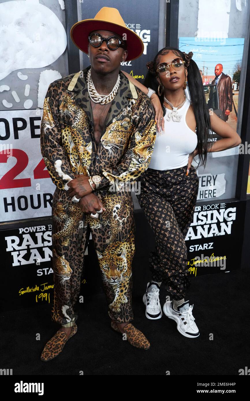 DaBaby, left, and Kayykilo attend the world premiere of "Power Book III ...