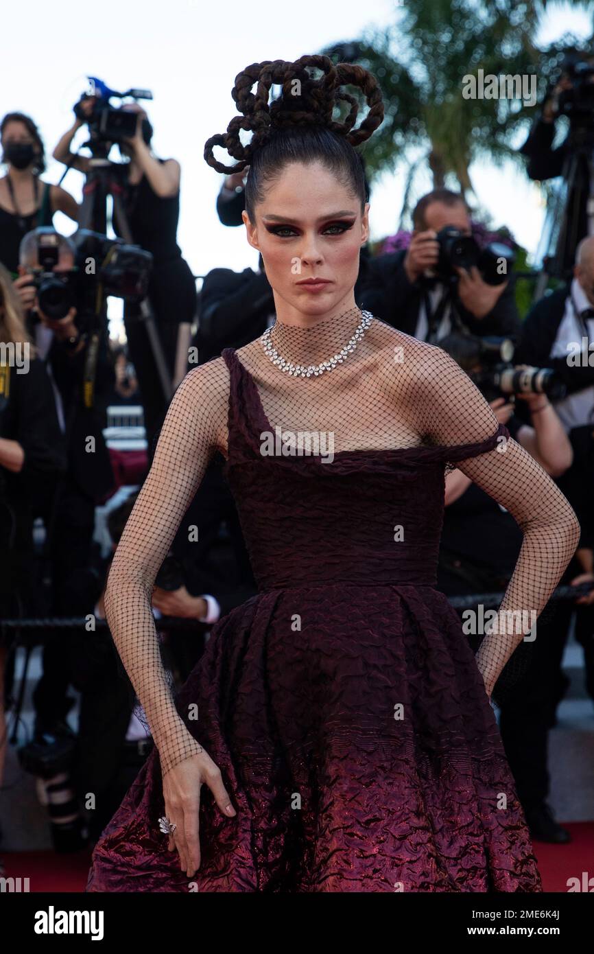 Coco Rocha poses for photographers upon arrival at the premiere of the ...