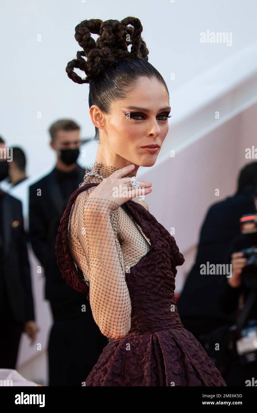 Coco Rocha poses for photographers upon arrival at the premiere of the ...