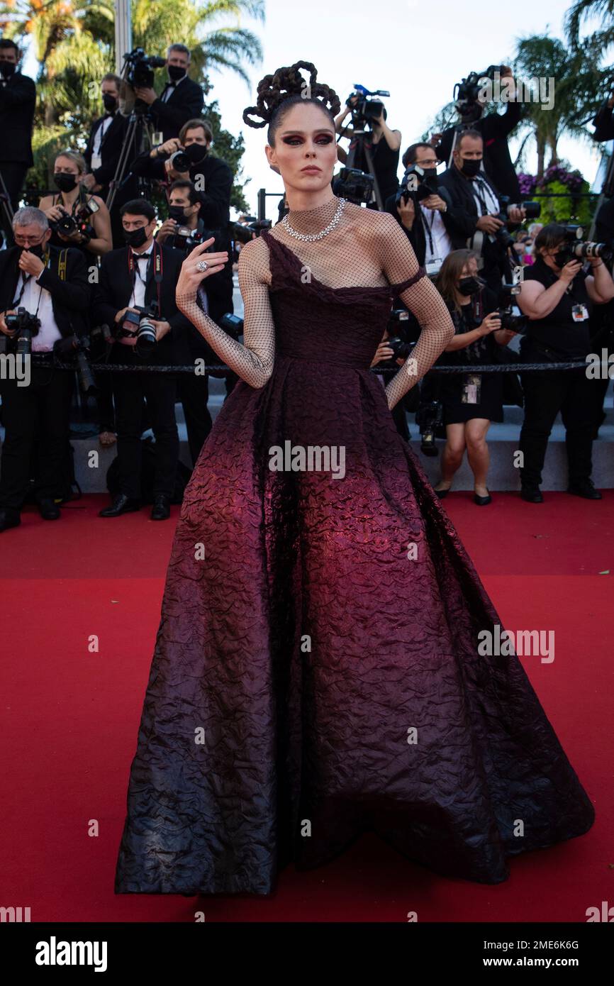 Coco Rocha poses for photographers upon arrival at the premiere of the ...