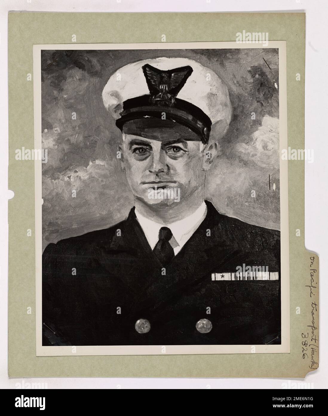 An artwork by Coast Guard Combat Artist Joseph di Gemma depicting ...