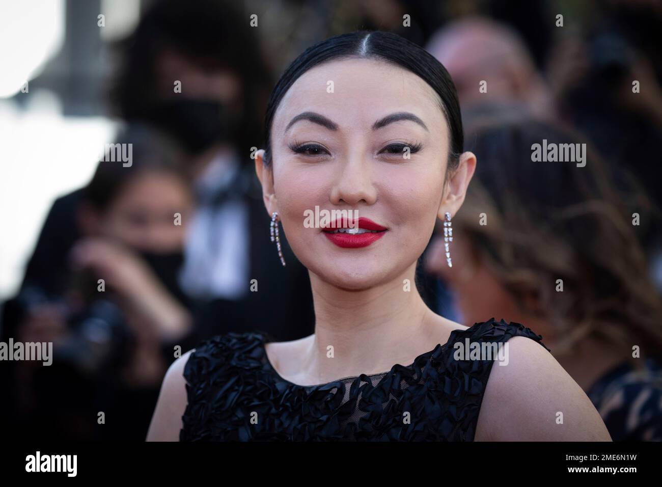 Jessica Wang poses for photographers upon arrival at the premiere of ...