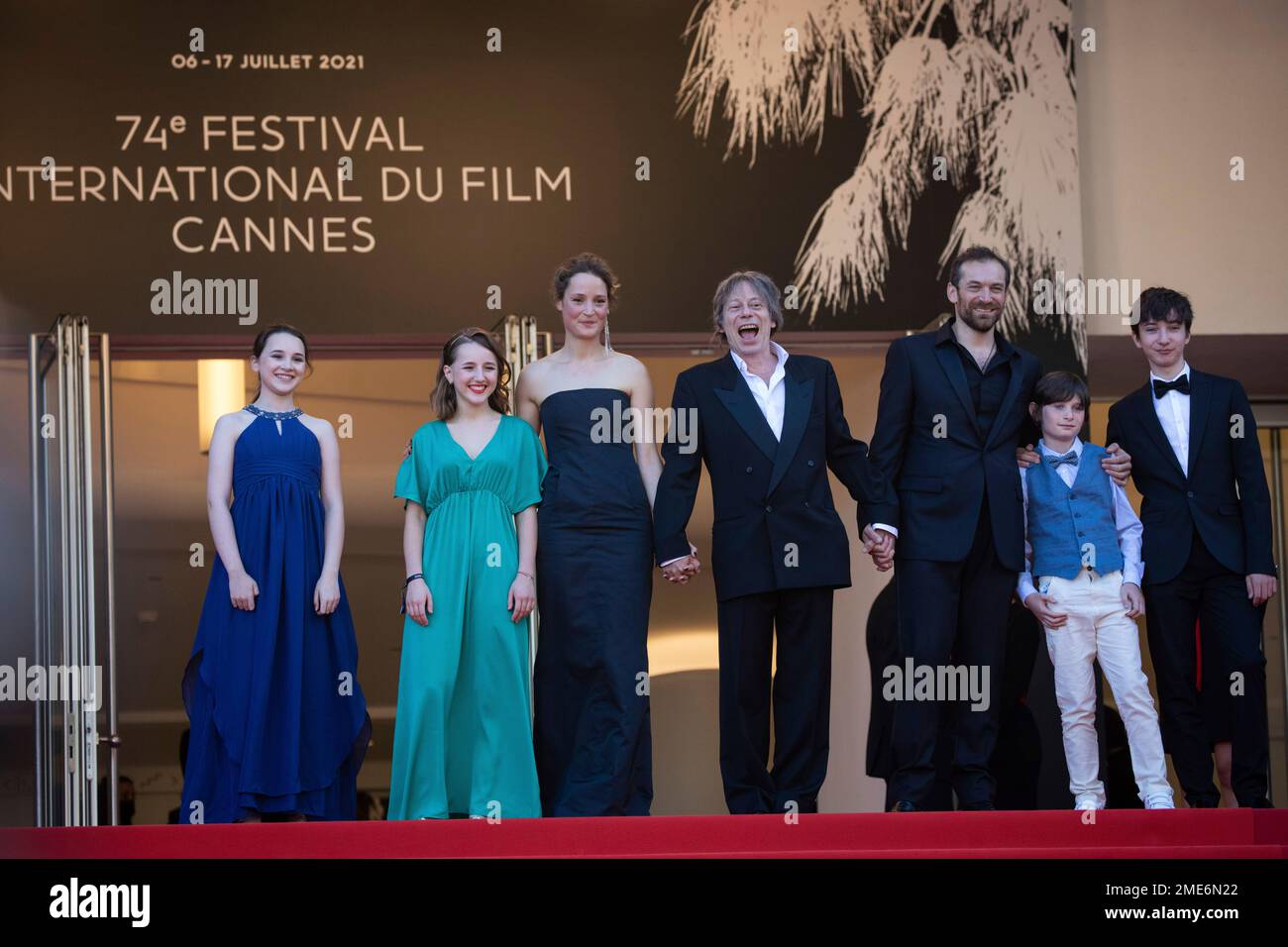 Anne-Sophie Bowen-Chatet, from left, Juliette Benveniste, Vicky Krieps ...