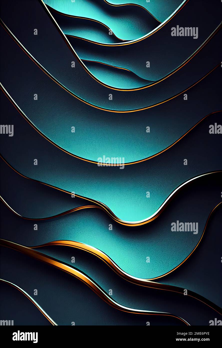 Colorful wavy shapes abstract background. Decorative vertical ...