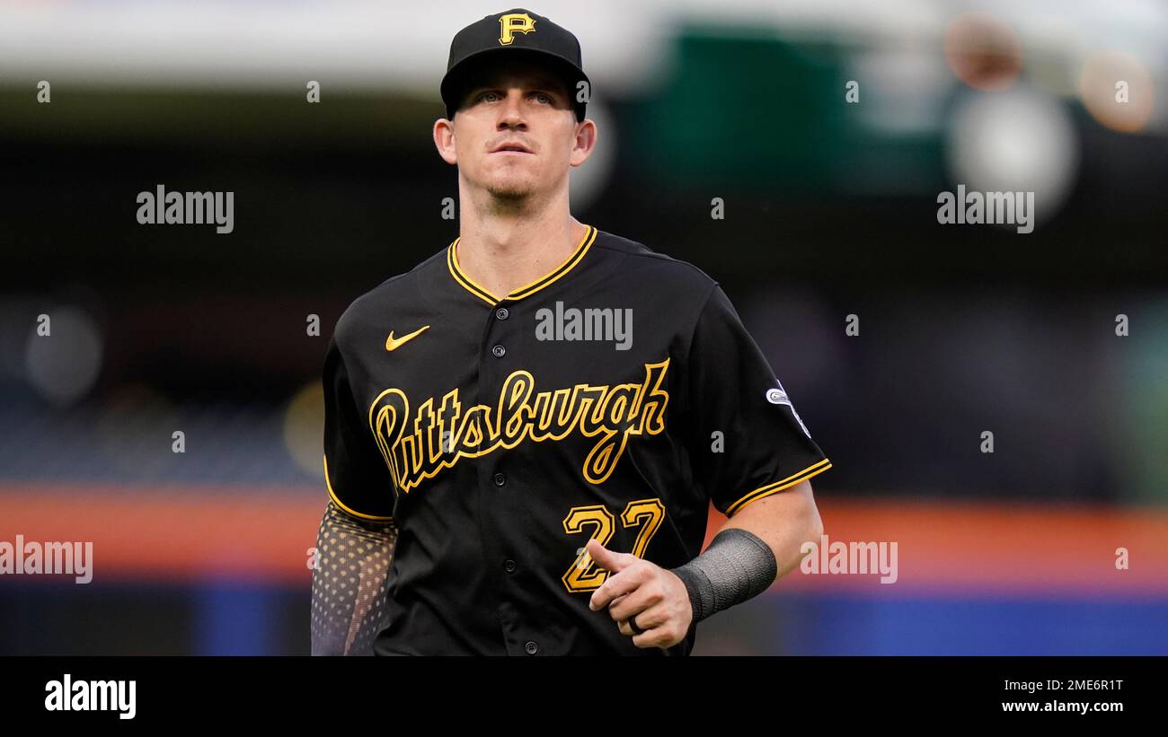 Pittsburgh Pirates' Kevin Newman before a baseball game against the New ...