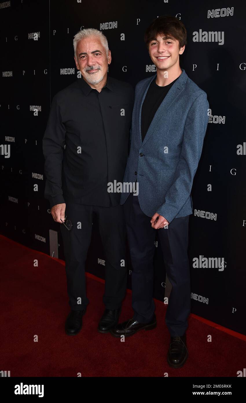 Adam Arkin and Emmet Arkin arrive at the Los Angeles premiere of "Pig ...