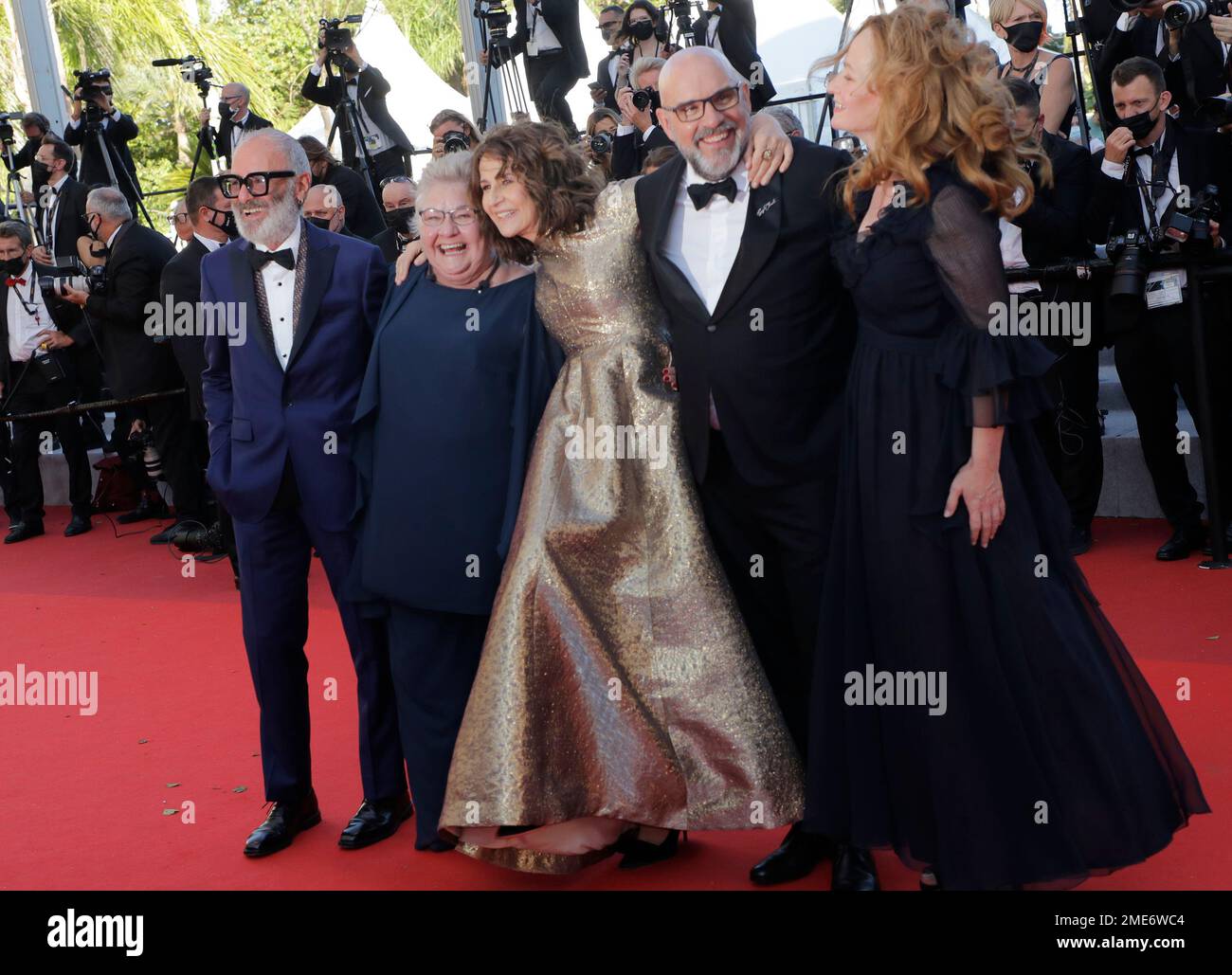 Roc LaFortune, from left, Danielle Fichaud, director Valerie Lemercie ...