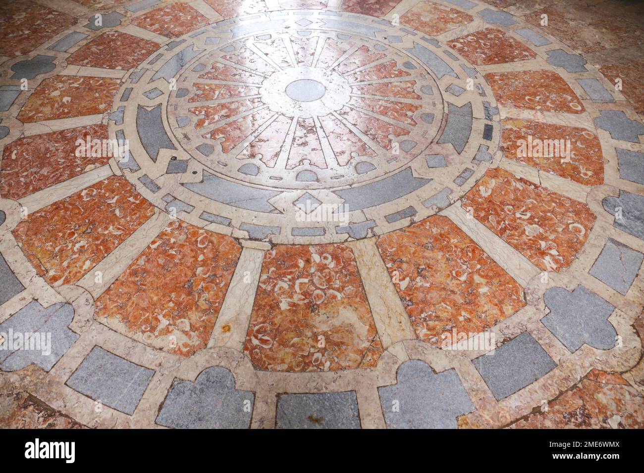 Mafra, Lisbon, Portugal- January 17, 2023: Beautiful floor of the ...