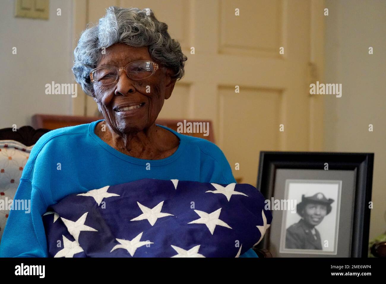 CORRECTS NAME OF BATTALION - World War II veteran Maj. Fannie Griffin ...