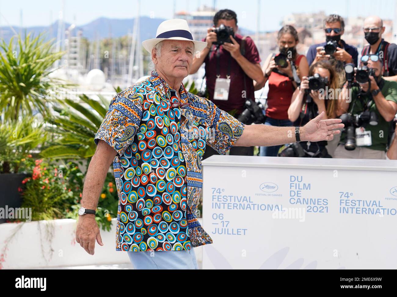 Bill Murray poses for photographers at the photo call for the film 'The ...